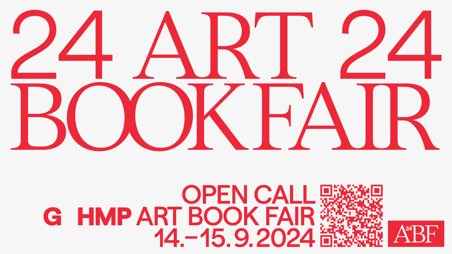 GHMP Art Book Fair 2024 - open call - Culturenet