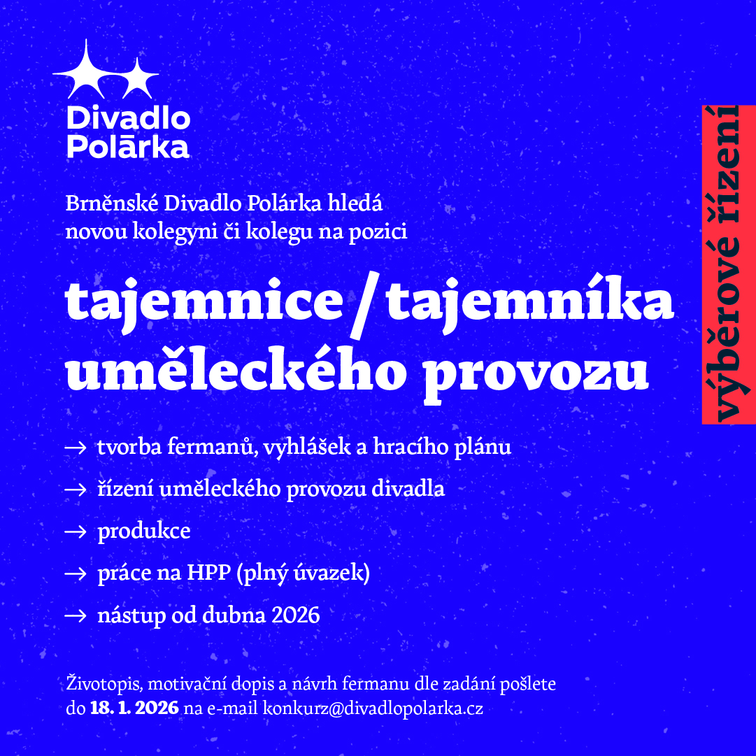 Divadlo Polárka - konkurz (tajemník/ce uměleckého provozu) - Culturenet